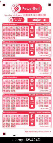 Drawing of the lottery numbers Stock Photo - Alamy