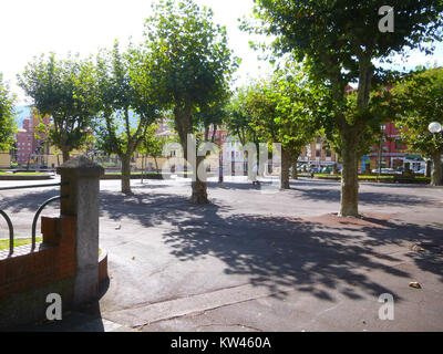 Photograph of the Santutxu neighborhood in Bilbao, Spain, showing the ...