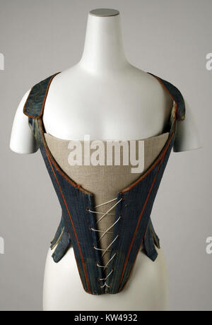 The Bodice, a historical garment displayed at the MET, showcases ...