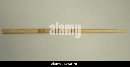 The Bone Weaving Bobbin, housed in the Metropolitan Museum of Art, is a ...