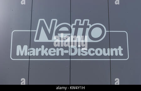 Netto store Logo. It is part of Edeka Group, largest German supermarket ...