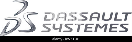 Dassault Systèmes Software company logo seen displayed on smart phone ...