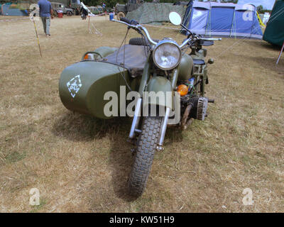 A BMW R71 motorcycle displayed at the War & Peace show in 2010 ...