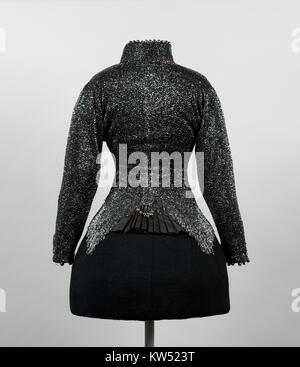 This 18th-century bodice, displayed at the Metropolitan Museum of Art ...