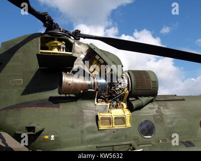 The Boeing CH-47D Chinook is a twin-engine, tandem-rotor heavy-lift ...