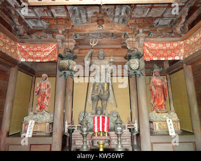 The Bishamon-do at Ishiyamadera in Otsu, Shiga, is a significant ...