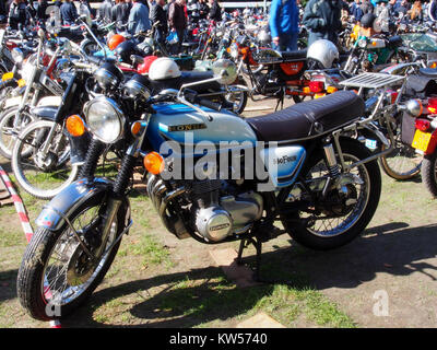 The Blue Honda 550 Four is a classic motorcycle from Honda, known for ...