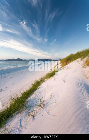 Sunset on Berneray West Beach Stock Photo - Alamy