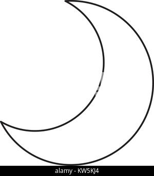 Moon quarter waning cartoon Stock Vector Image & Art - Alamy
