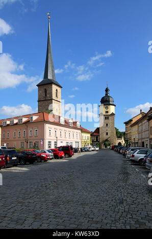Riedtor and Jacobsturm, Arnstadt, Thuringia, Germany Stock Photo - Alamy