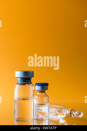 Drug in vial isolated on white background Stock Photo - Alamy