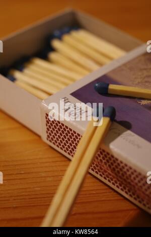 Box of extra long matches Stock Photo - Alamy