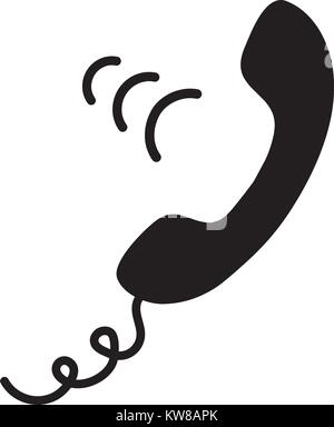 digital telephone office wireless vector illustration design Stock ...