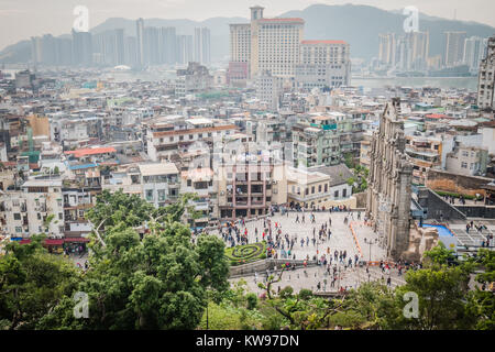 The streets and buildings of Macau, China Stock Photo - Alamy