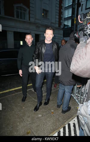 Hugh Jackson seen arriving at Radio 2 Featuring: Hugh Jackman Where ...