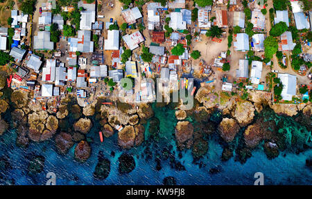 Aerial view, Honiara, Honiara, Honiara City Province, Solomon Islands ...