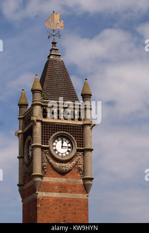 Redcar High Street and Clock Tower, shops such as Dixons and Freeman ...