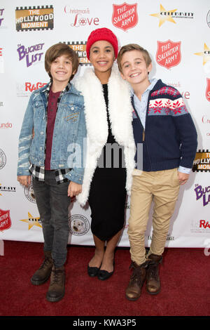 Parker Bates and Prestyn Bates attending the Los Angeles premiere of ...