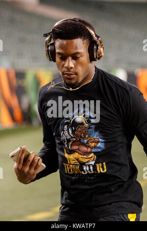 Pittsburgh Steelers wide receiver JuJu Smith-Schuster (19) makes a ...