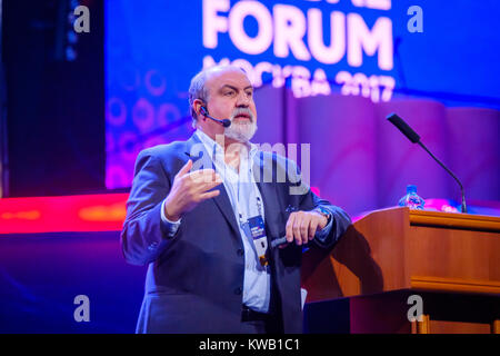 Nassim Nicholas Taleb speaks at Global Synergy Forum 2017 Stock Photo ...