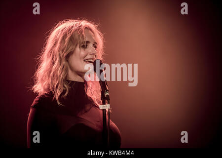 The Danish singer-songwriter Clara Sofie performs a live concert at ...