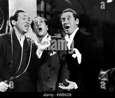 BEHIND THE EIGHT BALL, Al Ritz (left), Jimmy Ritz (rear second from ...