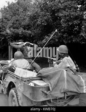 German POW / Normandy WW2 Stock Photo - Alamy