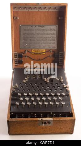 ENIGMA MACHINE in use by Germany army during WW2 Stock Photo - Alamy