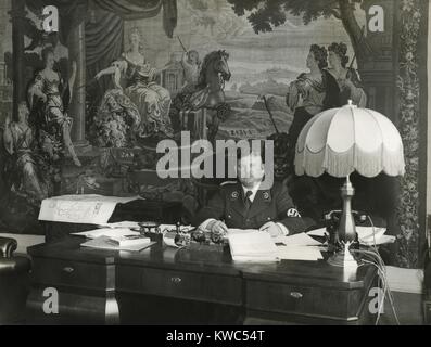 Ernst Roehm, Chief of Sturmabteilung (SA), with his mother, Emilie ...