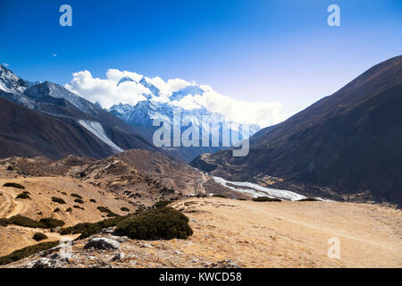 Himalayas, Nepal,5000 m above the sea level in Sagarmatha Park on the ...