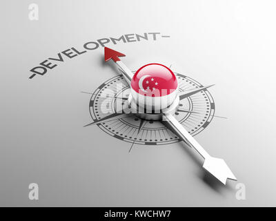 Singapore High Resolution Development Concept Stock Photo - Alamy
