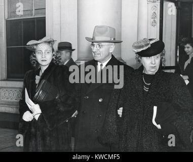 President Franklin D. Roosevelt, Vice-President-elect Harry S. Truman ...