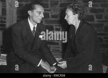 Frederick Joliot and his wife, Irene Curie, were collaborative ...