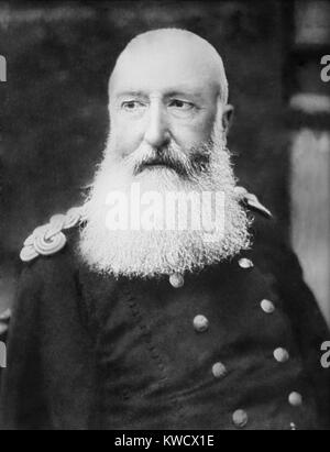 King Leopold II of Belgium. Portrait of Leopold II (1835-1909), King ...