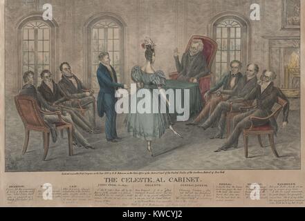 THE CELESTE-AL CABINET, about the Eaton Affair, during Andrew Jacksons ...