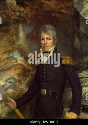 General Andrew Jackson in 1819 military portrait by Samuel Lovett Waldo ...