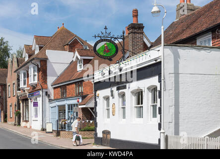 High Street, Hurstpierpoint, West Sussex, England, United Kingdom Stock ...
