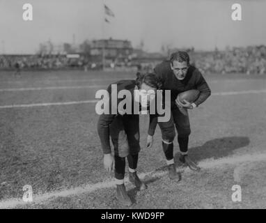 Harold 'Red' Grange (right) and his brother Garland Grange on football ...