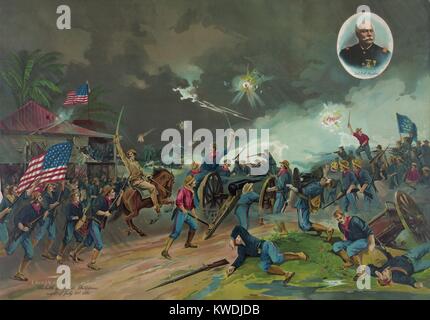 Philippine-American War, Battle of Manila, 1899 Stock Photo - Alamy