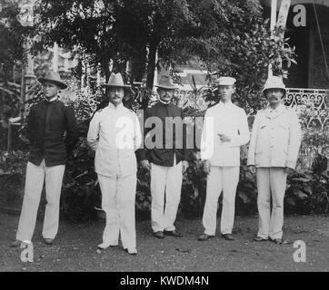 From left: Douglas MacArthur at 5, his father Arthur MacArthur Jr Stock ...