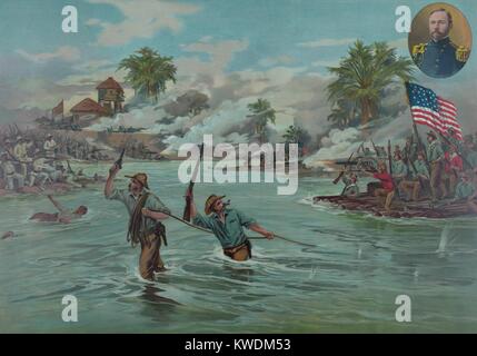 Philippine-American War, Battle of Quingua, 1899 Stock Photo - Alamy