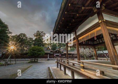 Hirano Jinja Shinto Shrine. Built in 17th century, Kasuga Jinja style ...