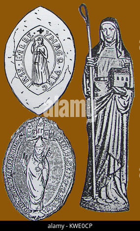 WHITBY ABBEY / ST HILDA / HILD -& WHITBY ABBEY - St Hilda of Whitby ...