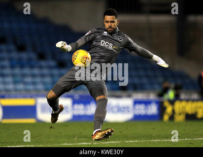 Millwall goalkeeper Jordan Archer Stock Photo - Alamy