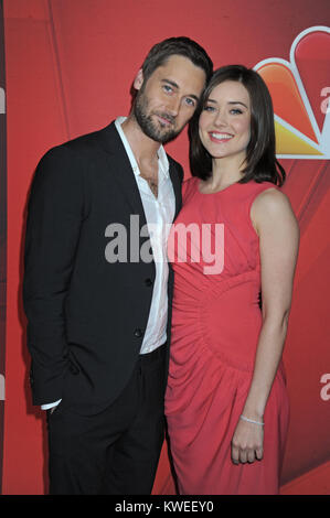 Ryan Eggold attends the 2014 NBC Upfront Presentation, held at the ...