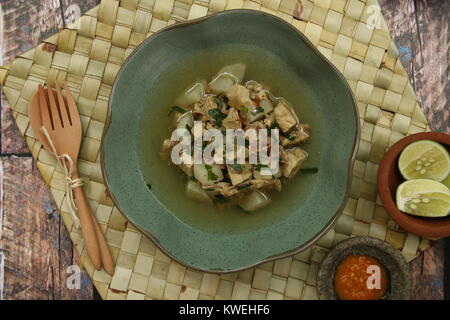 Soto Babi, the Balinese savoury soup with pork cubes and radish Stock ...