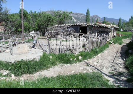 Old stone house in Bezirgan, Turkey Stock Photo - Alamy
