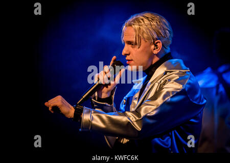 The Danish R&B trio and pop band Scarlet Pleasure consists of Emil Goll ...