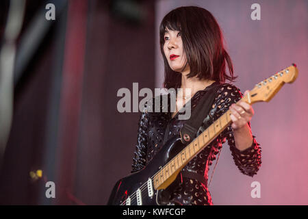 Toko Yasuda performs live on stage at Way Out West festival in ...