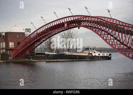 Python Bridge in Amsterdam, Netherlands Stock Photo - Alamy